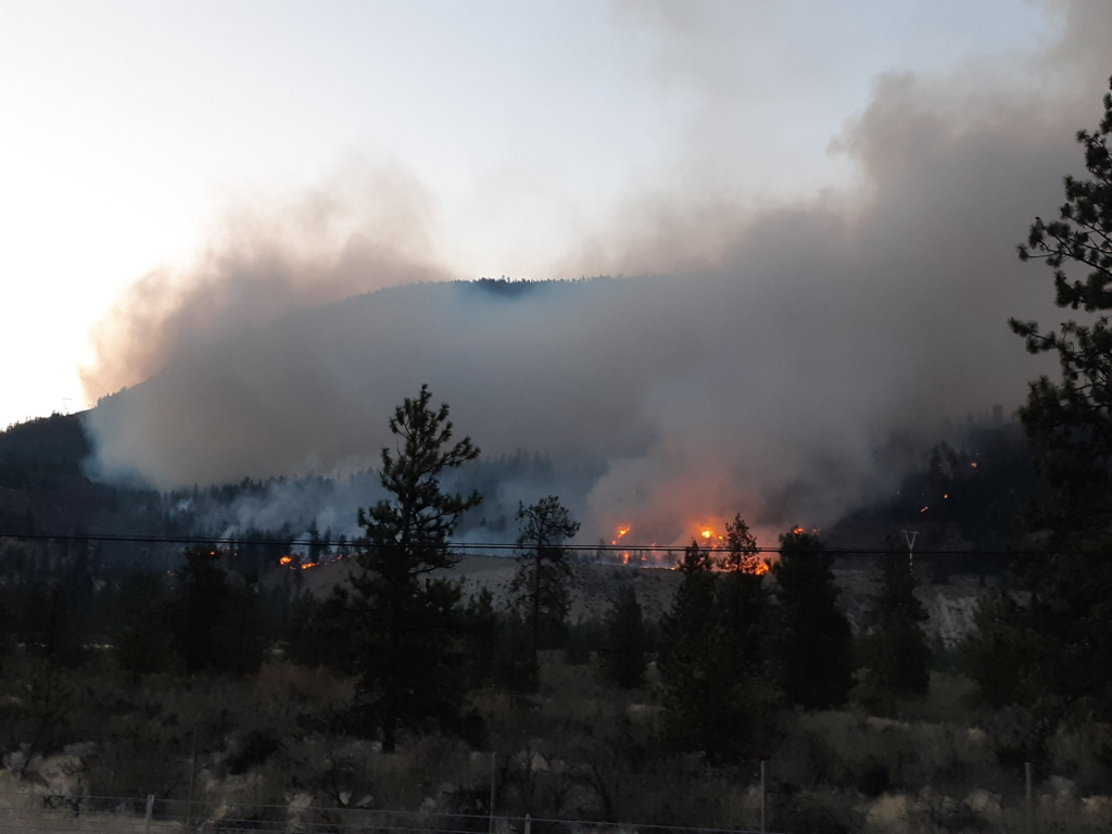 South Okanagan community preparing to evacuate as wildfire grows, smoke ...