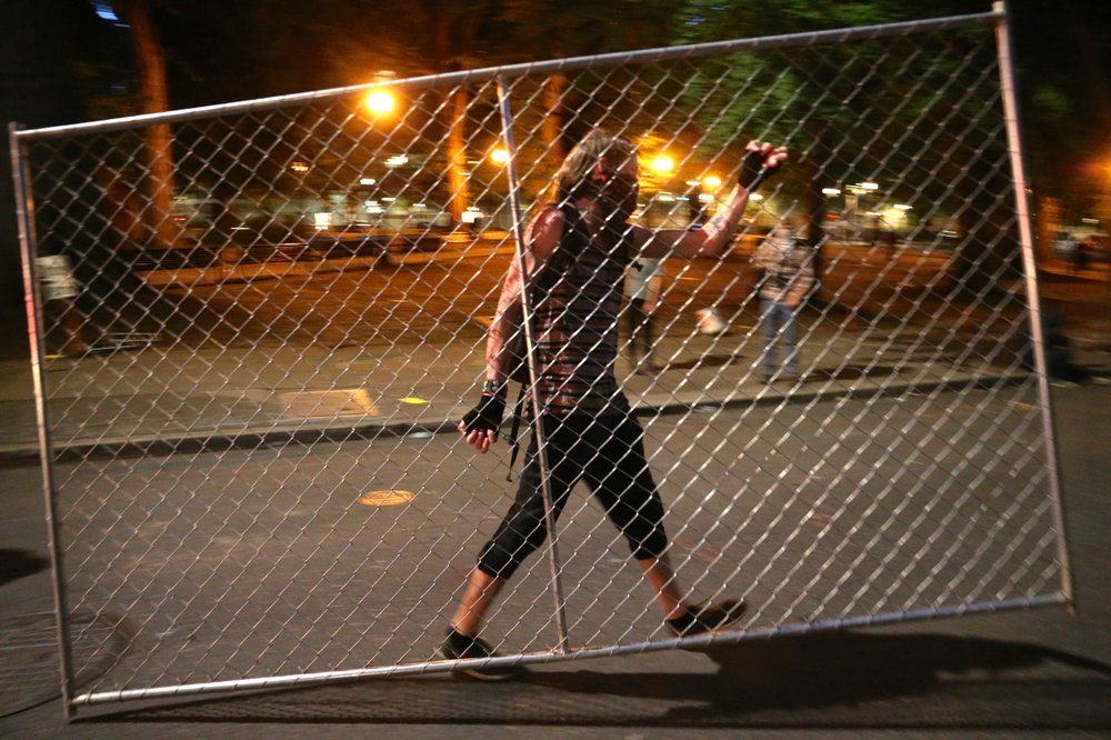 Fires set, fences moved: Police call Portland protest a riot | CityNews ...