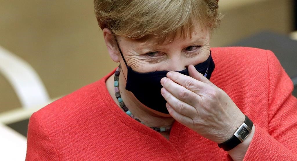 Germany's Merkel pictured wearing mask in public | CityNews Vancouver
