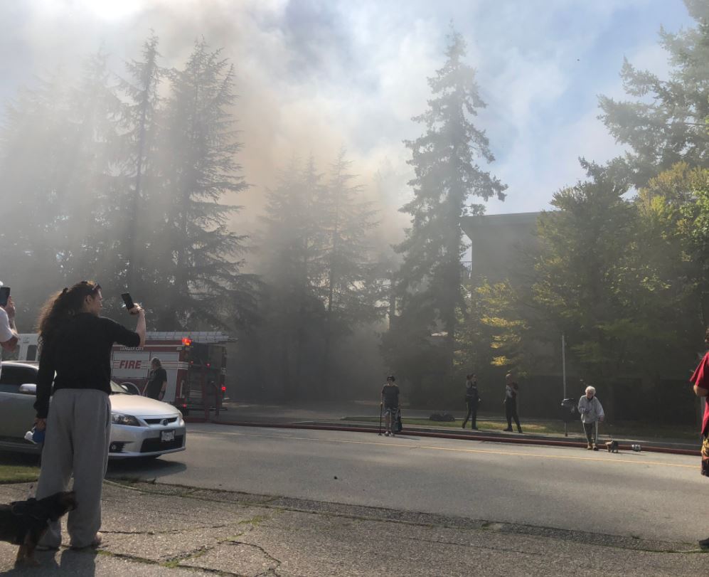 Car on fire under apartment in Langley contained by crews | CityNews ...