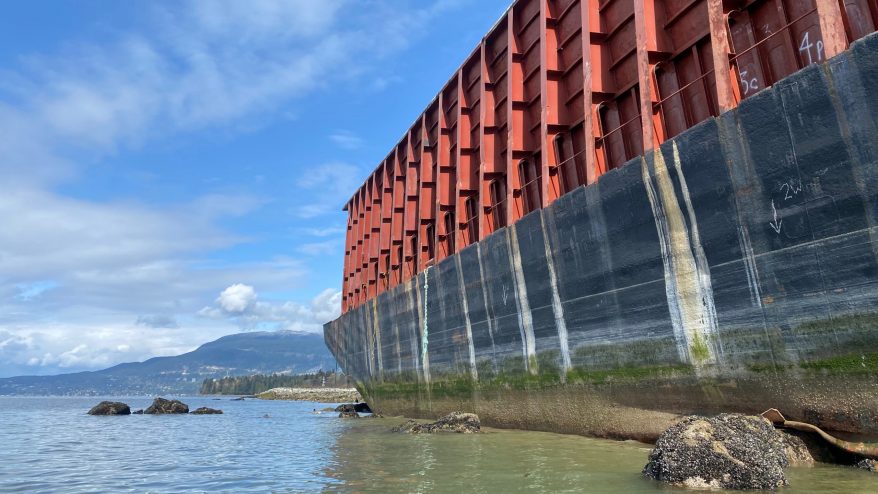 English Bay barge removal plans unveiled | CityNews Vancouver