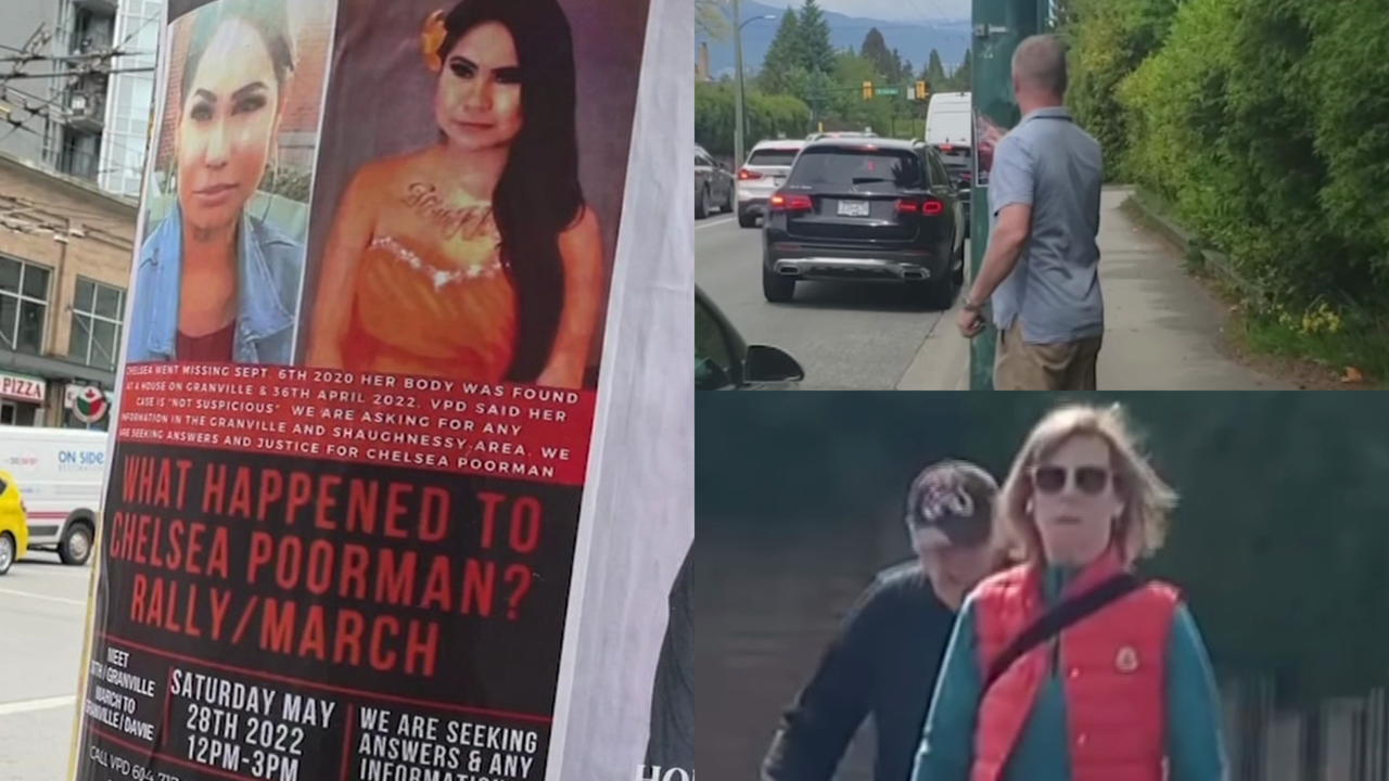Chelsea Poorman posters pulled down in Vancouver neighbourhood