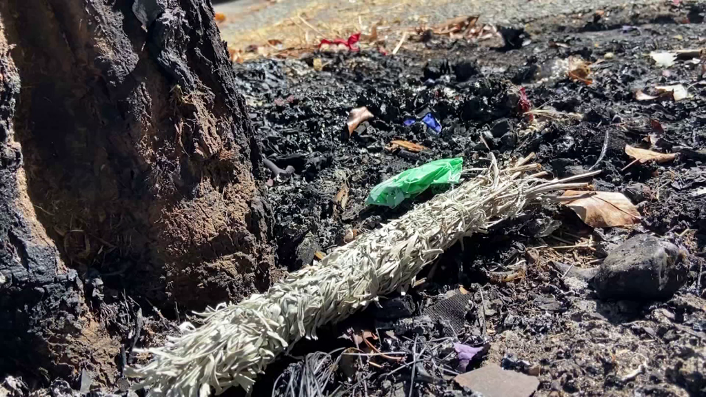 Noelle O'Soup memorial destroyed by fire | CityNews Vancouver