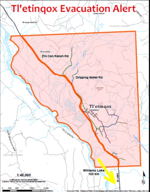 Wildfire evacuation alerts in Cariboo region | CityNews Vancouver