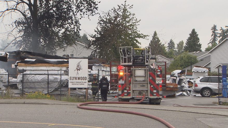 Langley fire forces home evacuations | CityNews Vancouver