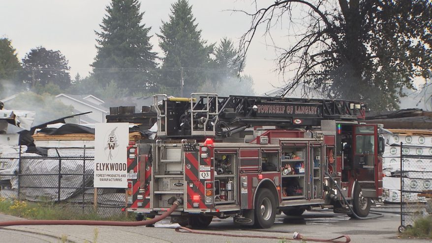 Langley fire forces home evacuations | CityNews Vancouver