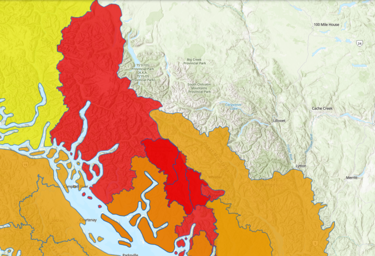 Flood warning issued for Squamish River | CityNews Vancouver