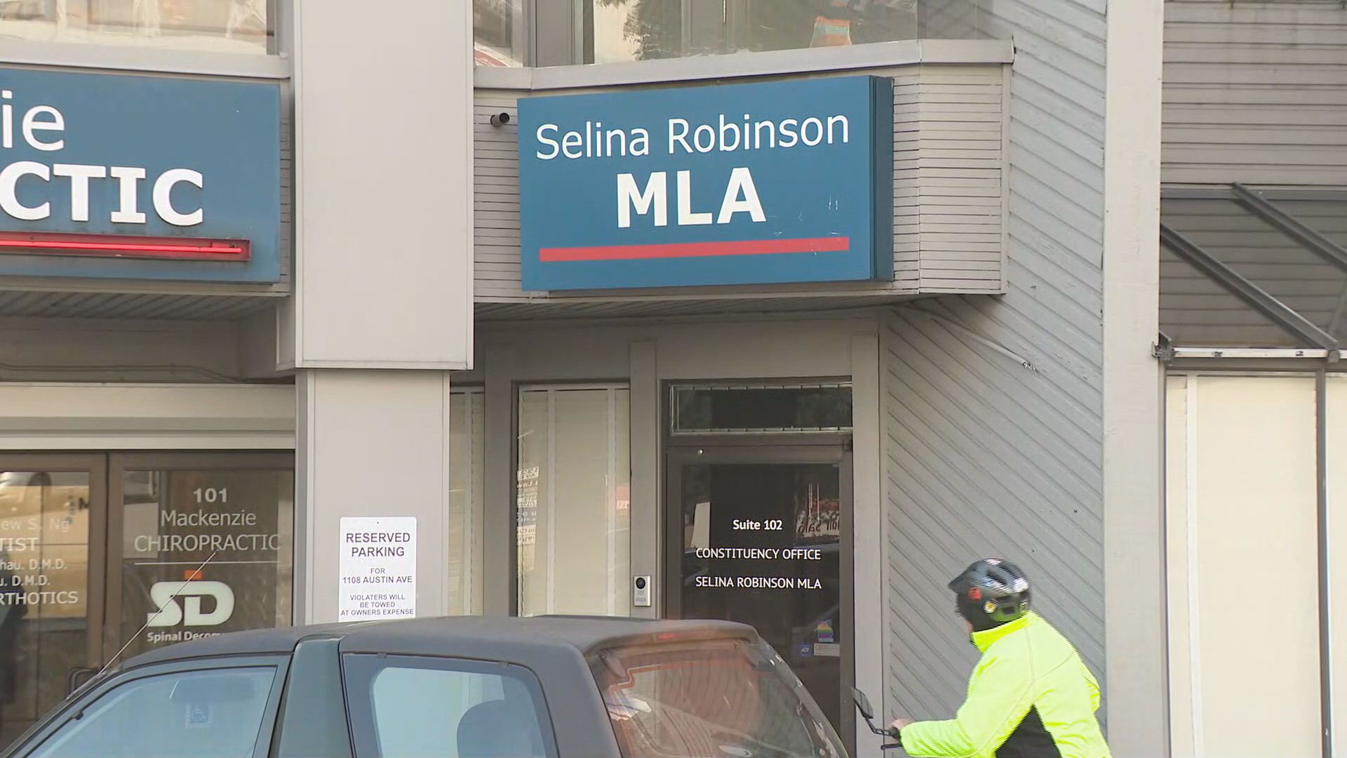 Selina Robinson's office vandalized: Eby