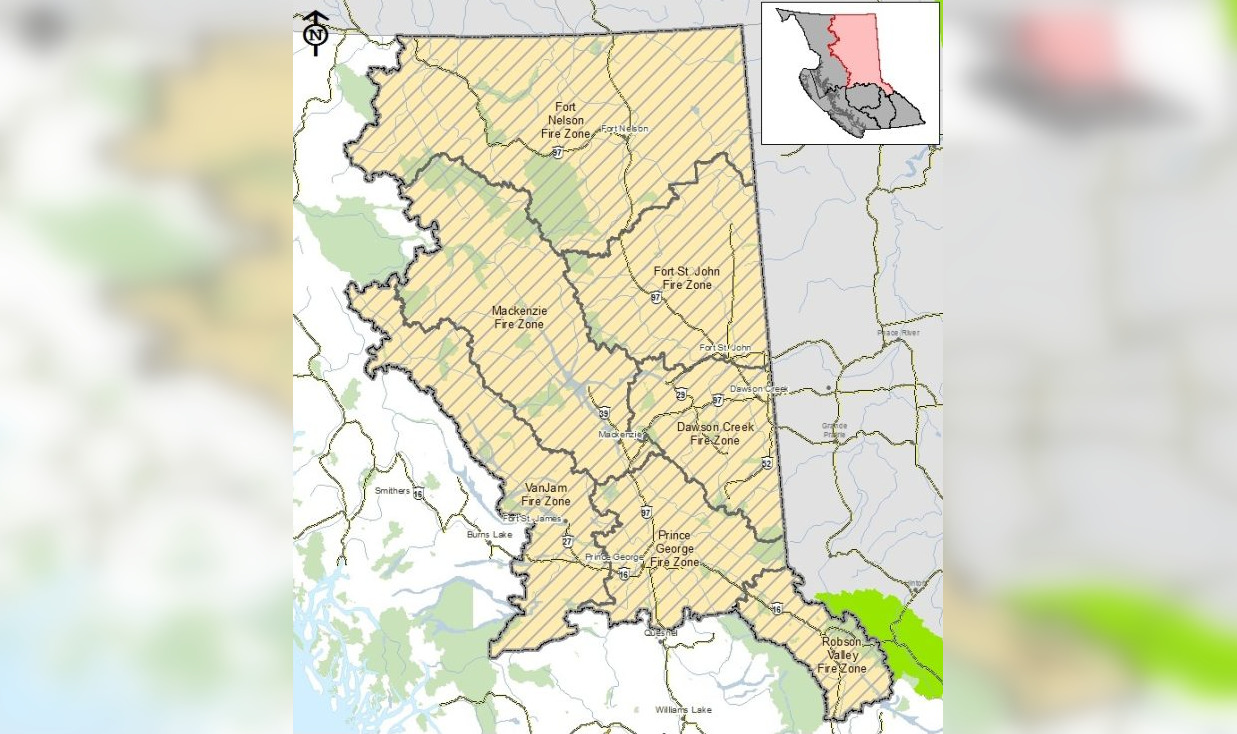 BC wildfires: Prince George fire ban begins March 28