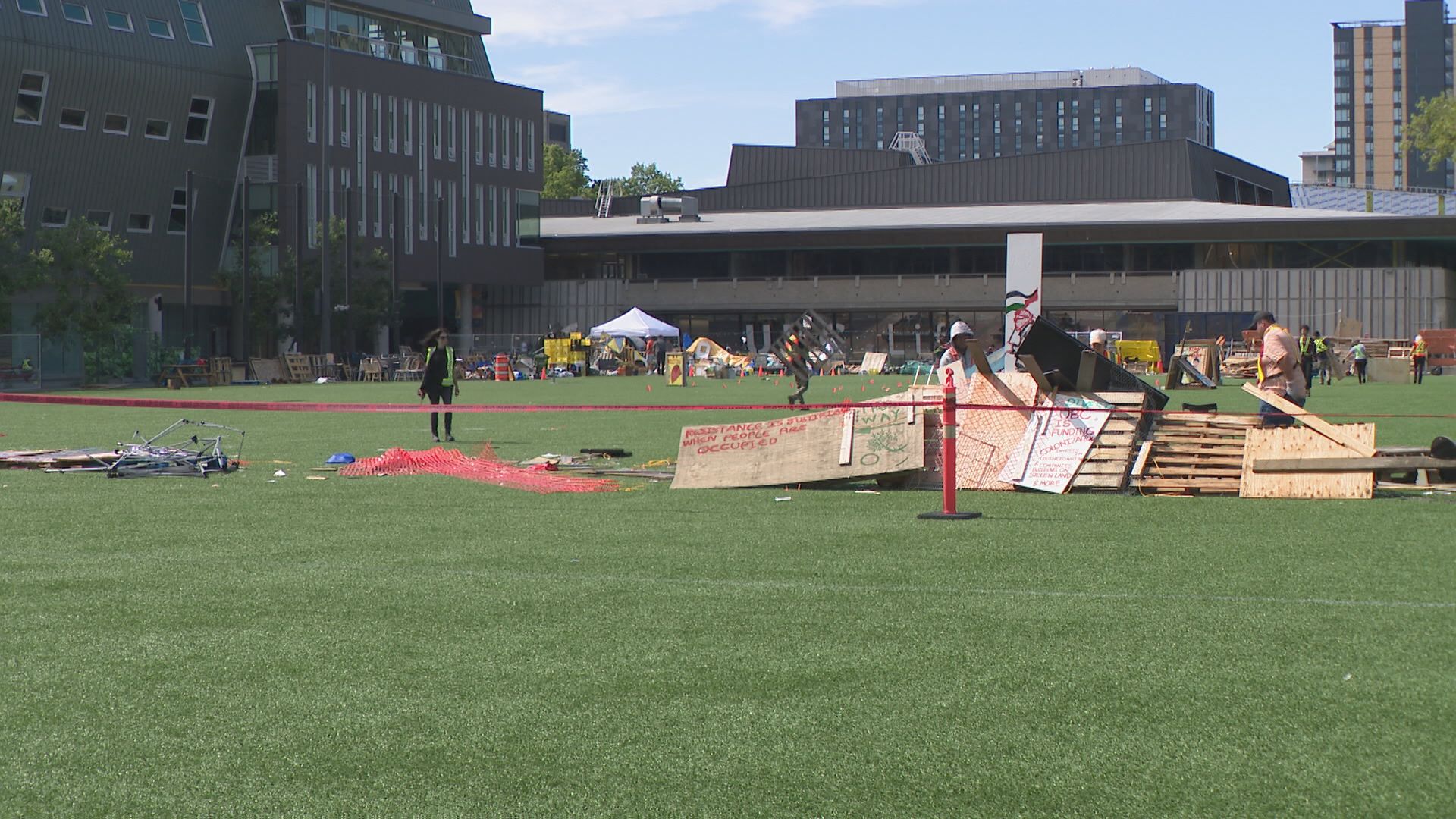 Pro-Palestinian protest camp at UBC ends