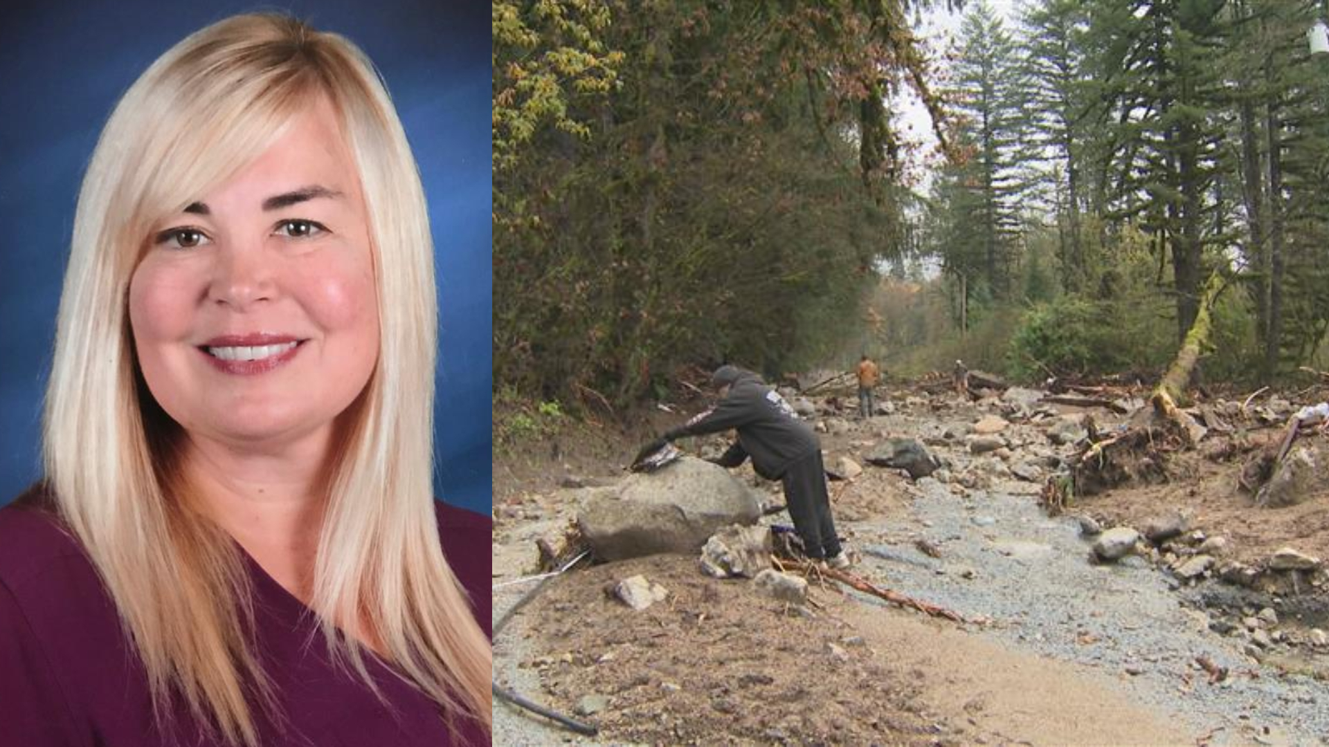 One year later, Coquitlam neighbours clean debris from fatal mudslide