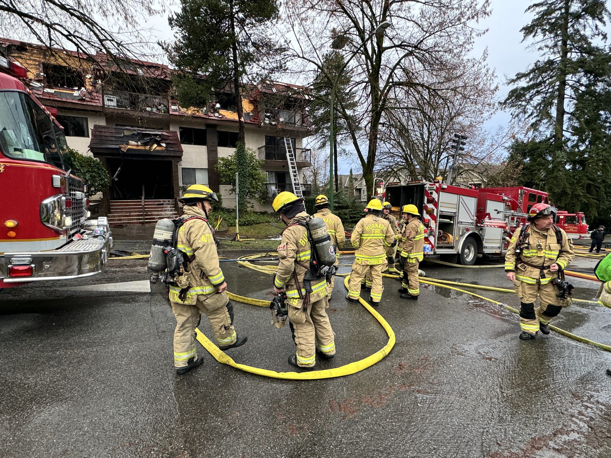RCMP investigating Burnaby fire as 'possible arson'