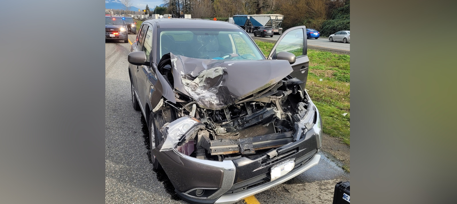 Delta dump truck driver charged after wheels fall off and hit an SUV