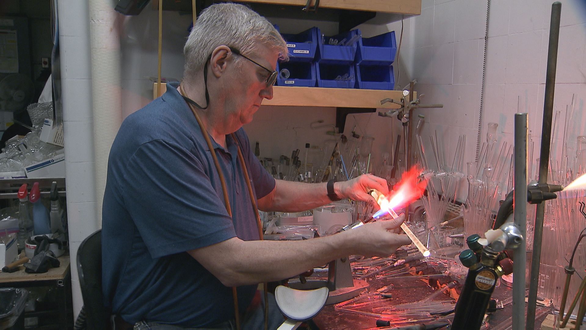 UBC glassblower makes beaker mugs to honour daughter's legacy