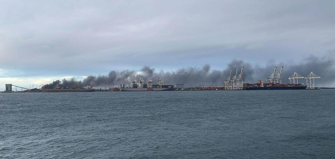 Port of Vancouver confirms machinery fire at Westshore Terminal ...