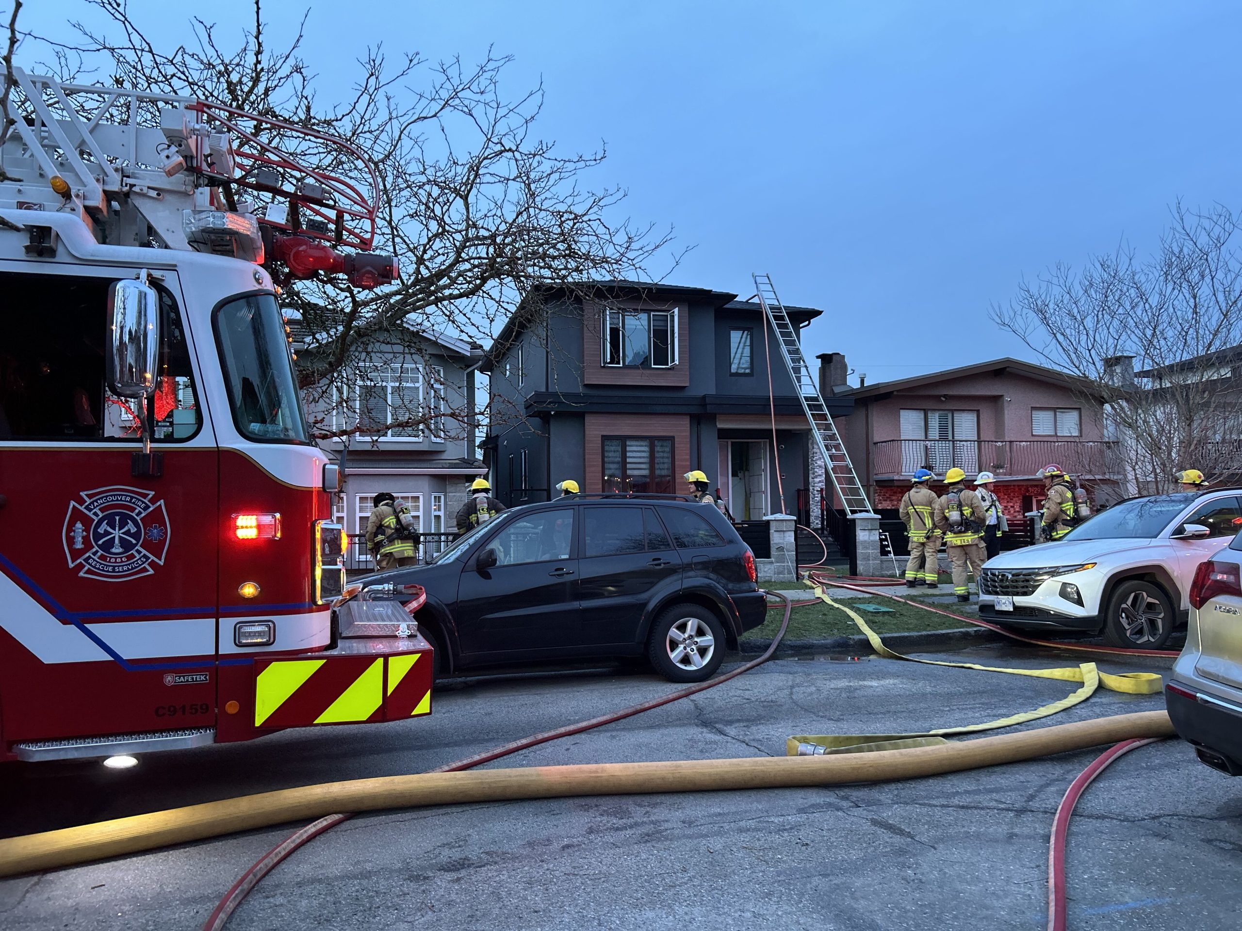 Vancouver crews knock down fire in unoccupied house