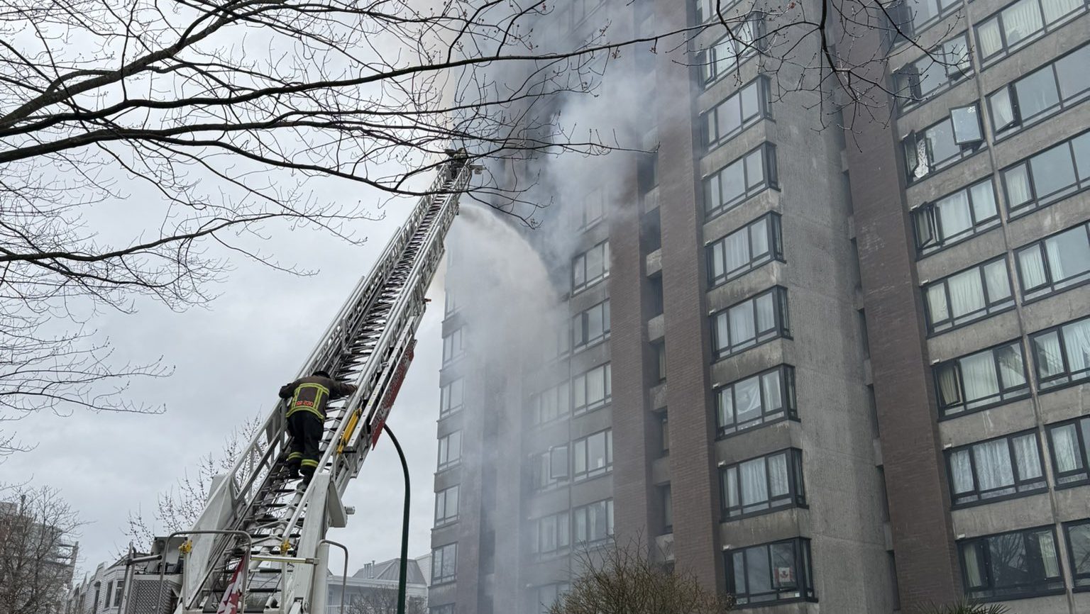 At least 2 injured following three-alarm fire at residential building ...