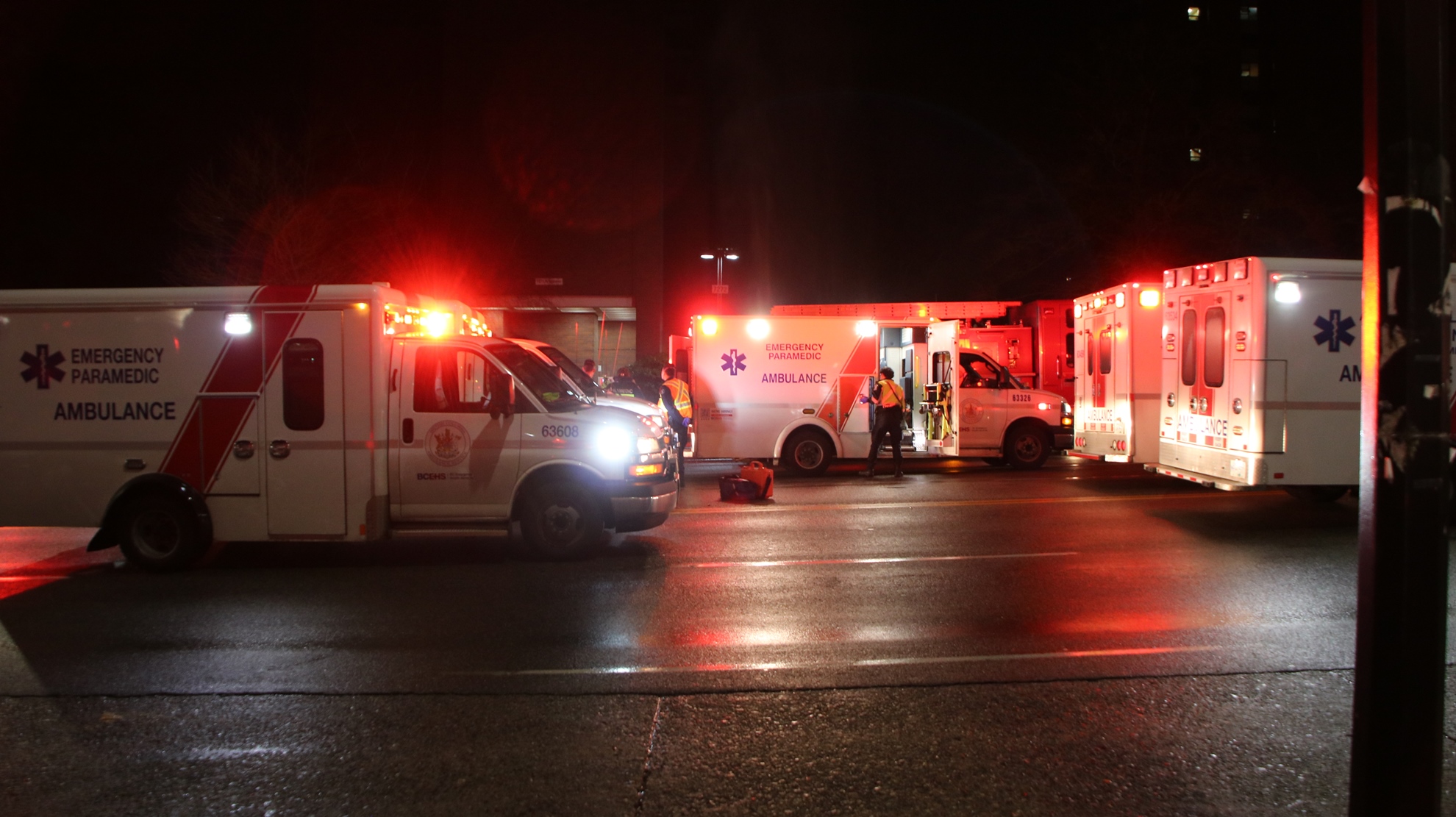 Burnaby apartment fire sends 15 to hospital