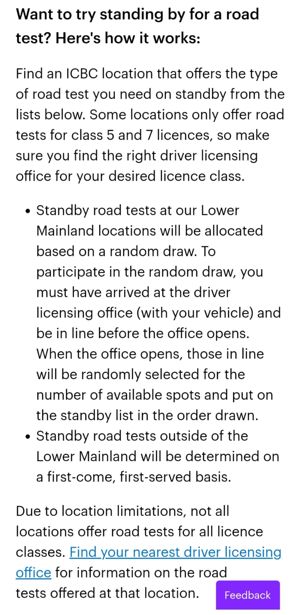ICBC says 'sorry' to customers waiting months for driver's test