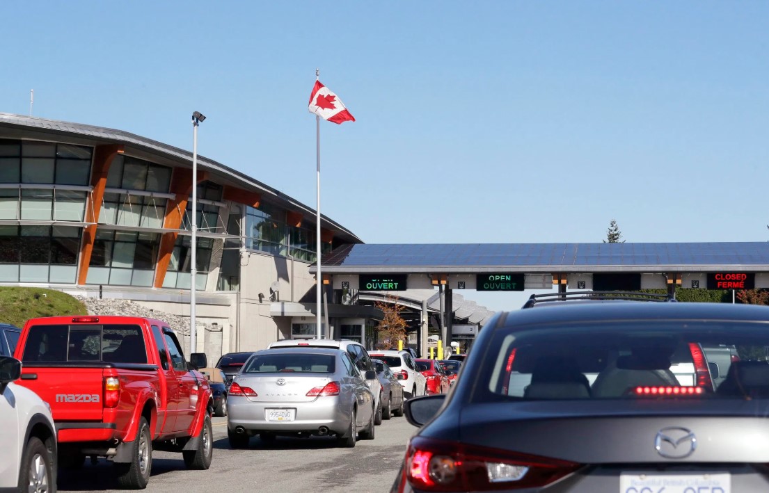 Long waits at B.C. border crossings due to outbound checks