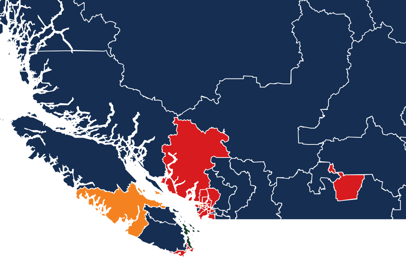 7 B.C. ridings hang in the balance, 5 in Metro Vancouver