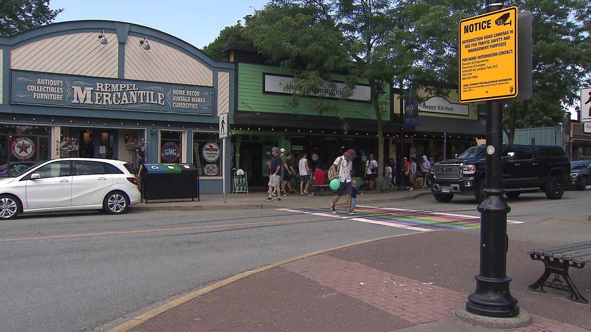 Fort Langley Pride crosswalk could be relocated