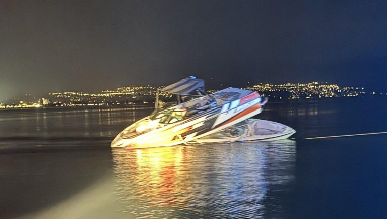 Several people injured when boat lands on another on Okanagan Lake: police