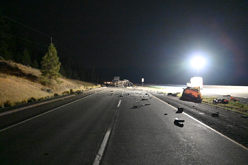 Mounties investigating driver involved in fatal HWY 5 crash