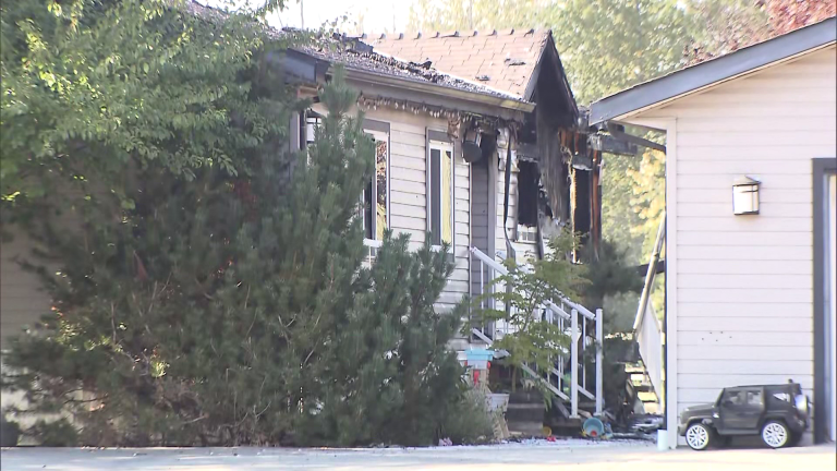 2 people taken to hospital after structure fire in Langley