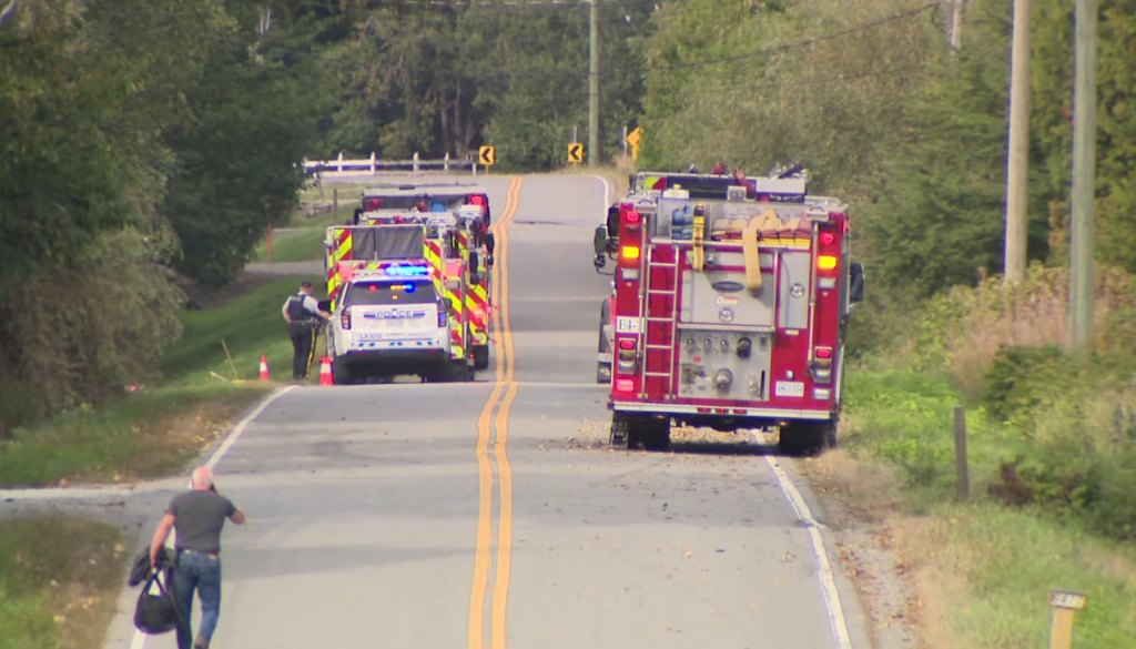 2 people taken to hospital after structure fire in Langley
