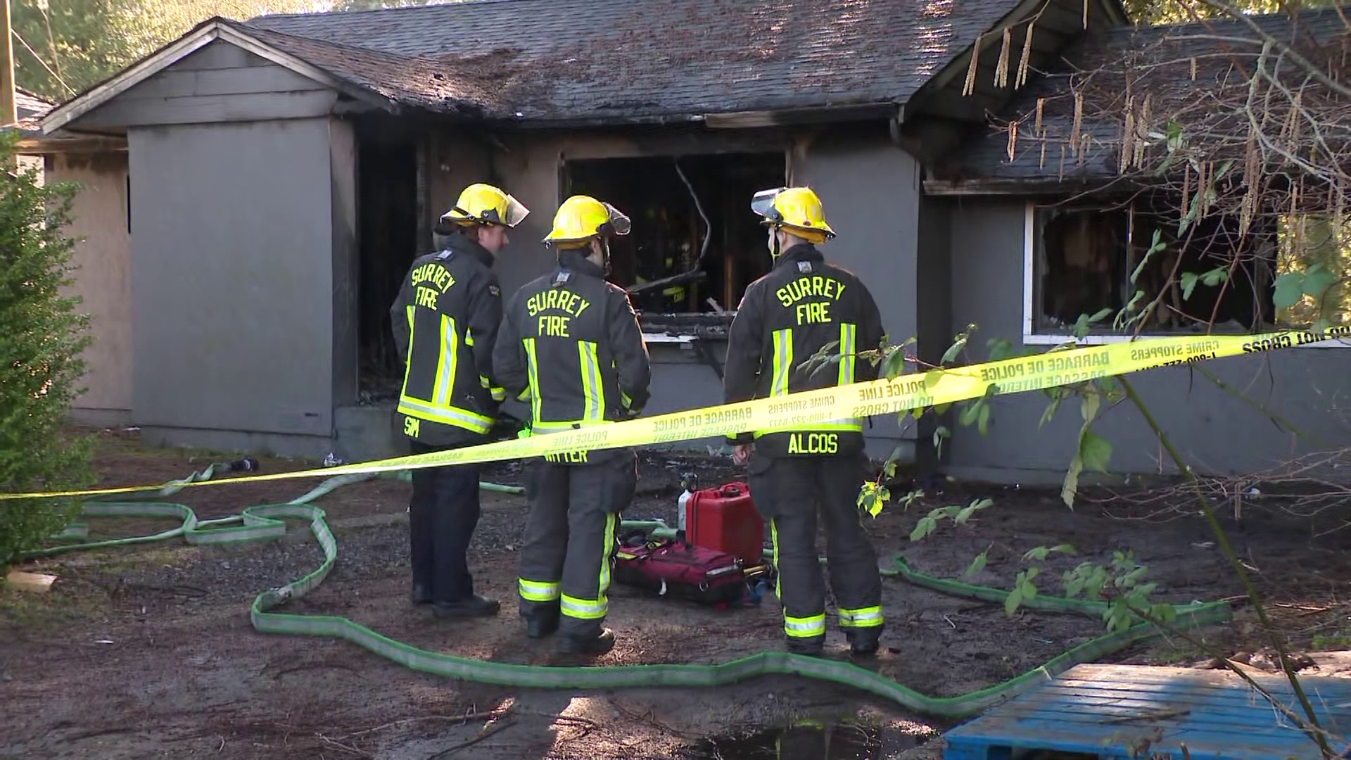 RCMP investigating after, explosion house fire in Surrey