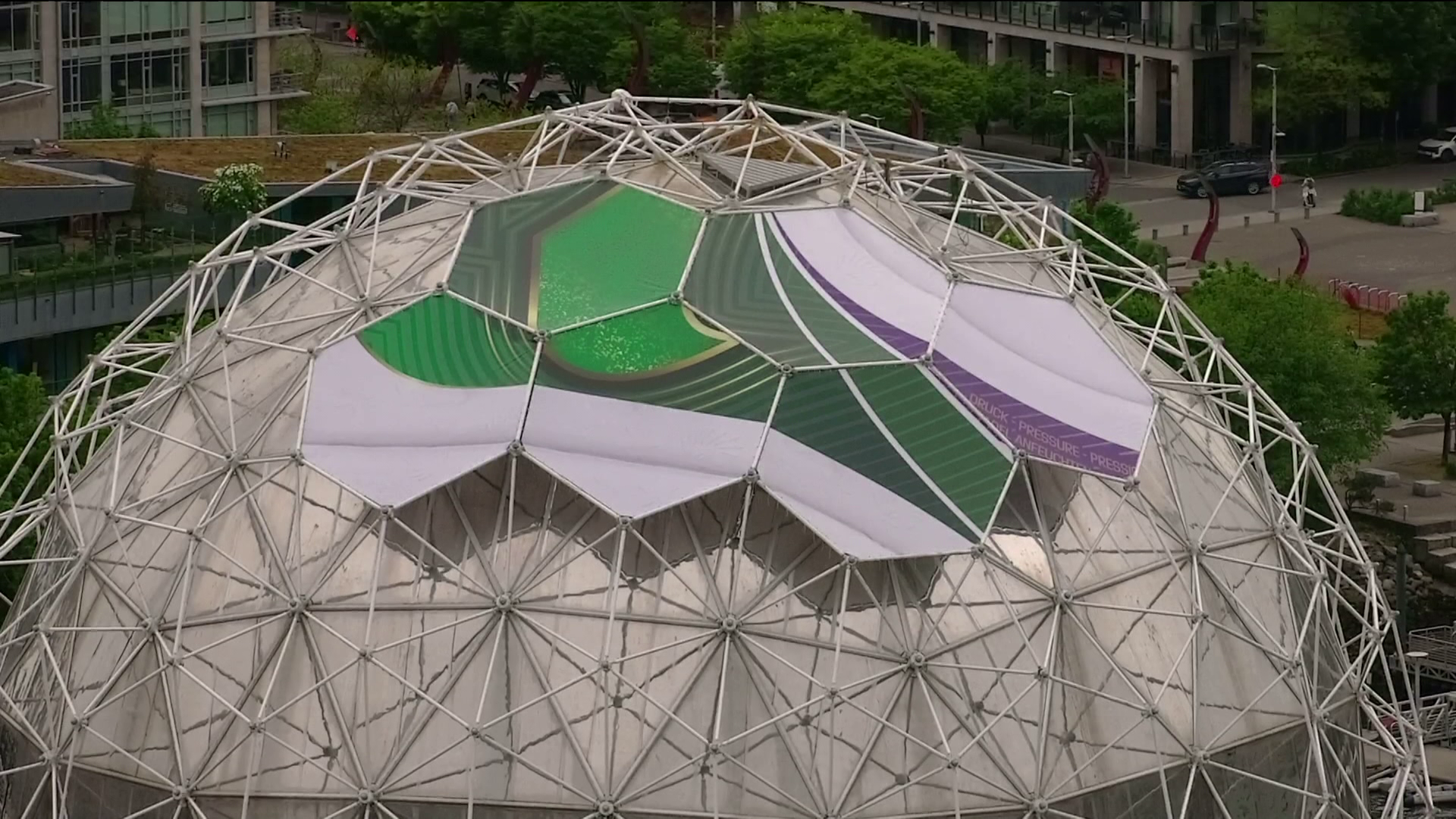 Vancouver's Science World being turned into a giant soccer ball for FIFA